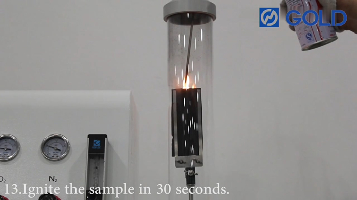 ASTM D 2863, ISO 4589-2 Automatic Limited Oxygen Index (LOI) Tester ...